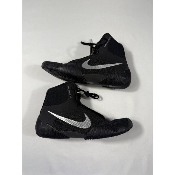Nike | Shoes | New Nike Tawa Flyknit Wrestling Shoes Mens Size 85 Black ...
